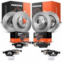 China Front & Rear Disc Brake Rotors & Ceramic Brake Pads for BMW 323i E90 2010 328i for sale