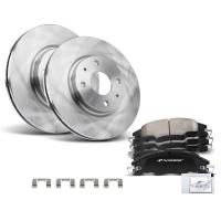 China Front Disc Brake Rotors & Ceramic Brake Pads for Ford Focus 2008-2011 for sale