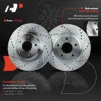 China Front Drilled Brake Rotors for Nissan Altima 2002-2006 Maxima INFINITI for sale