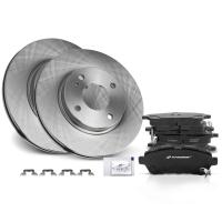 China Front Disc Brake Rotors & Ceramic Brake Pads for Ford Fiesta 2011-2019 for sale