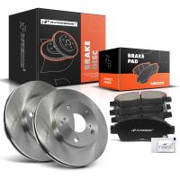 China Front Disc Brake Rotors & Ceramic Brake Pads for Toyota Camry 1992-2001 L4 2.2L for sale