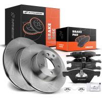 China Front Disc Brake Rotors & Ceramic Brake Pads for BMW 128i 2008-2013 325i 328xi for sale