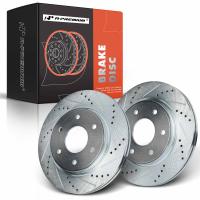 China Front Drilled Brake Rotors for INFINITI QX56 Nissan Armada 05-06 Titan 05-07 for sale