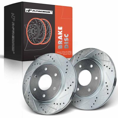 China Front Drilled Brake Rotors for INFINITI QX56 Nissan Armada 05-06 Titan 05-07 for sale