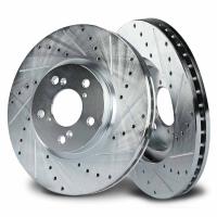 China Front Drilled Brake Rotors for Honda Ridgeline 2006-2014 3.5L for sale