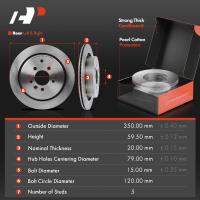 China Rear Disc Brake Rotors & Ceramic Brake Pads for Land Rover Range Rover Sport LR3 for sale