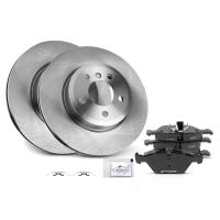 China Front Disc Brake Rotors & Ceramic Brake Pads for BMW X3 E83 2004-2010 L6 3.0L for sale