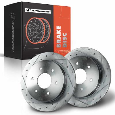 China Rear Drilled Brake Rotors for INFINITI QX56 Nissan Armada Titan for sale