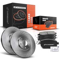 China Front Disc Brake Rotors & Ceramic Brake Pads for Nissan Altima Maxima INFINITI for sale