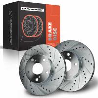 China Front Drilled Brake Rotors for Toyota Tacoma 2005-2015 5-Lug 275mm for sale