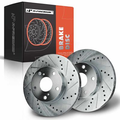 China Front Drilled Brake Rotors for Toyota Tacoma 2005-2015 5-Lug 275mm for sale