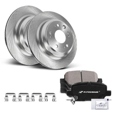 China Rear Disc Brake Rotors & Ceramic Brake Pads for Acura RL 2005-2012 V6 3.5L 3.7L for sale