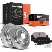 China Rear Disc Brake Rotors & Ceramic Brake Pads for Acura RL 2005-2012 V6 3.5L 3.7L for sale