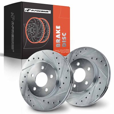 China Front Drilled Brake Rotors for Chrysler Town & Country Caravan Dodge for sale