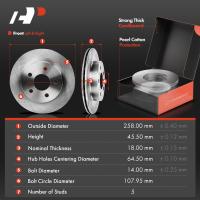 China Rear Disc Brake Rotors & Ceramic Brake Pads for Ford Thunderbird Mercury Lincoln for sale