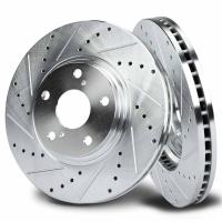 China Front Drilled Brake Rotors for Toyota Highlander 2001-2007 Lexus ES330 for sale