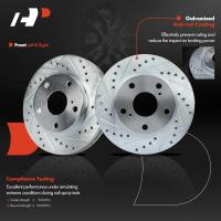 China Front Drilled Brake Rotors for Toyota Camry 1992-2001 L4 2.2L for sale