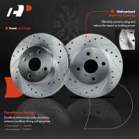 China Front Drilled Brake Rotors for Toyota Corolla 93-02 Chevrolet Geo Prizm for sale
