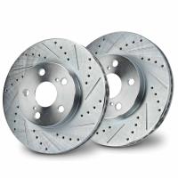 China Front Drilled Brake Rotors for Lexus CT200h 2011-2017 Toyota Prius 2010-2015 for sale