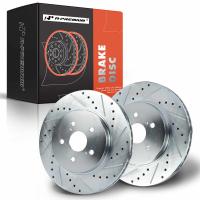 China Front Drilled Brake Rotors for Toyota Highlander 06-07 Lexus RX330 04-06 RX350 for sale