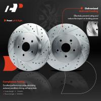 China Front Drilled Brake Rotors for Toyota Highlander 06-07 Lexus RX330 04-06 RX350 for sale