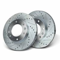 China Front Drilled Brake Rotors for Hyundai Entourage 2007-2009 Kia Sedona for sale