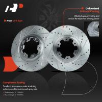 China Front Drilled Brake Rotors for INFINITI QX4 98-03 Nissan Pathfinder 98-04 for sale