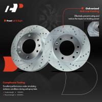 China Front Drilled Brake Rotors for Hyundai Entourage 2007-2009 Kia Sedona for sale