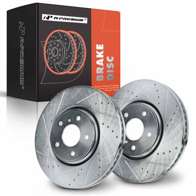 China Front Drilled Brake Rotors for INFINITI FX35 2005-2012 FX37 FX45 QX70 for sale