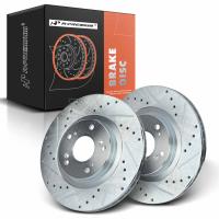 China Front Drilled Brake Rotors for Honda Civic CR-V Acura CSX RSX ILX 300mm for sale