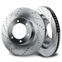 China Front Drilled Brake Rotors for Lexus GX470 Toyota 4Runner 2003-2009 for sale