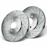 China Front Drilled Brake Rotors for Chrysler Sebring 2001-2006 Dodge Stratus Plymouth for sale