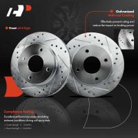 China Front Drilled Brake Rotors for Nissan Sentra 2000-2006 1.8L with Rear Drum for sale