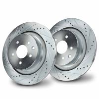 China Rear Drilled Brake Rotors for INFINITI G37 2008-2013 G35 2007-2008 Q60 2014-2015 for sale