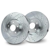 China Front Drilled Brake Rotors for INFINITI G35 2007-2008 G37 2008-2013 Q60 2014-2016 for sale