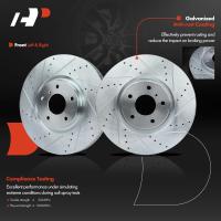 China Front Drilled Brake Rotors for INFINITI G35 2007-2008 G37 2008-2013 Q60 2014-2016 for sale