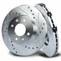 China Front Drilled Brake Rotors for Hyundai Accent Kia Rio Rio5 2006-2011 for sale