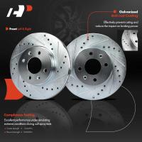 China Front Drilled Brake Rotors for Hyundai Accent Kia Rio Rio5 2006-2011 for sale