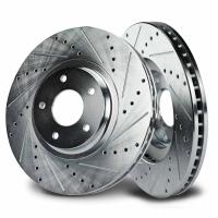 China Front Drilled Brake Rotors for Nissan Murano Altima INFINITI FX35 FX45 319mm for sale