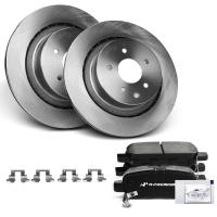 China Rear Disc Brake Rotors & Ceramic Brake Pads for INFINITI G35 07-08 G37 08-13 for sale