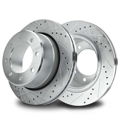 China Rear Drilled Disc Brake Rotors for Dodge Ram 2500 09-10 Ram 3500 Ram 1500/2500 for sale