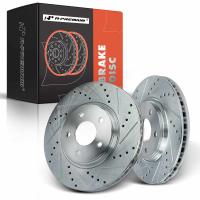 China Front Drilled Brake Rotors for Chevrolet Malibu Cobalt HHR Pontiac G5 Saturn Ion for sale