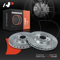 China Front Drilled Brake Rotors for Chevrolet Malibu Cobalt HHR Pontiac G5 Saturn Ion for sale