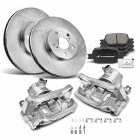 China 8x Rear Disc Brake Rotors & Pad + Brake Caliper for Toyota 4Runner 03-09 Lexus for sale