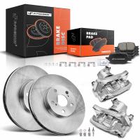 China 8x Rear Disc Brake Rotors & Pad + Brake Caliper for Toyota 4Runner 03-09 Lexus for sale