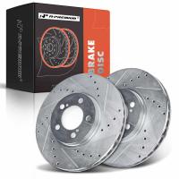 China Front Drilled Brake Rotors for Ford Taurus Thunderbird Lincoln Mark VIII Mercury for sale