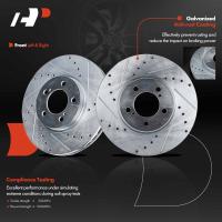 China Front Drilled Brake Rotors for Ford Taurus Thunderbird Lincoln Mark VIII Mercury for sale