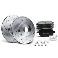 China Front Drilled Rotors & Ceramic Brake Pads for Infiniti FX35 FX45 Nissan Murano for sale