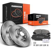 China Front Disc Brake Rotors & Ceramic Brake Pads for Pontiac Vibe Toyota Corolla for sale