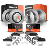 China Front & Rear Disc Brake Rotors & Ceramic Brake Pads for Toyota Venza 2.7L 3.5L for sale
